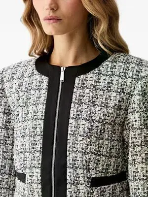 Karl Lagerfeld Pearl-embellished Tweed Jacket