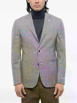 Corneliani Checked Wool Blazer