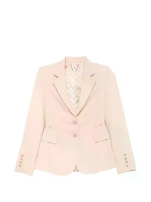 Elisabetta Franchi Single-breasted Blazer - Pink