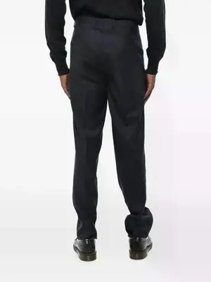 Corneliani Pinstriped Wool Trousers