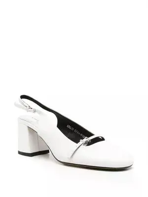 SERGIO MORETTI FIRENZE Buckle-detail Slingback Pumps