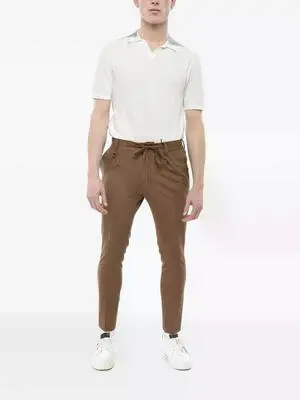 PAOLO PECORA Brera Drawstring Trousers
