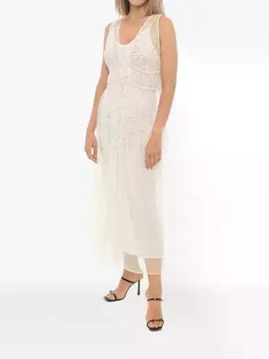 ALLSAINTS Robyn Sequin-embellished Midi Dress