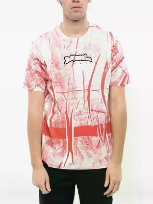 DIESEL® Logo-print Crinkled-effect T-shirt
