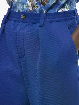Marni Pleat-detail Textured Trousers