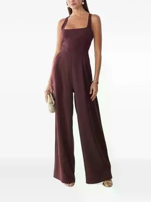 BWLDR Square Neck Sleeveless Jumpsuit - Purple