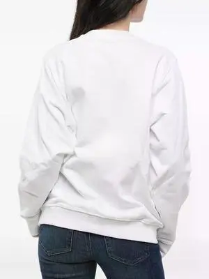 DIESEL® Logo-print Brushed Sweatshirt