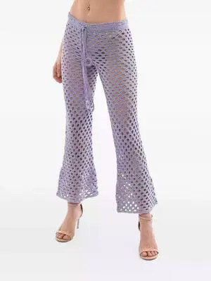 MATIMI Cotton Boot-cut Trousers