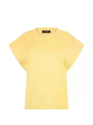 MOORER Crew-neck T-shirt - Yellow