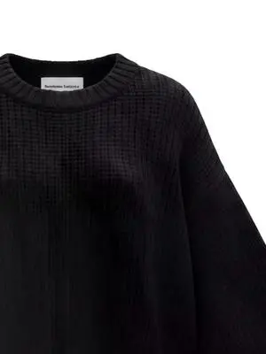 EMERSON RENALDI Ribbed-knit Crew-neck Sweater - Black