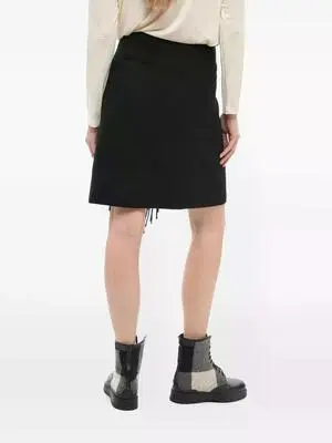 Woolrich Fringe Detail Wrap Skirt