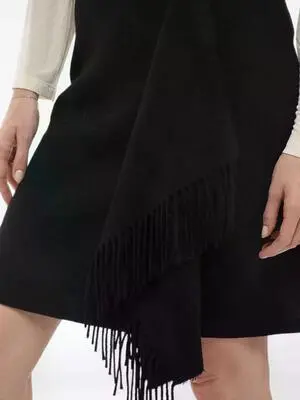 Woolrich Fringe Detail Wrap Skirt