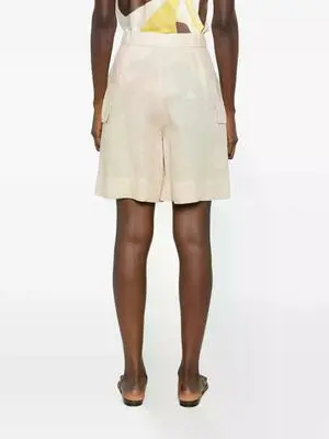 CLIPS High Waist Wide Leg Shorts