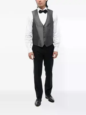 Corneliani Embroidered Silk Waistcoat
