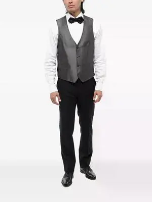 Corneliani Embroidered Silk Waistcoat