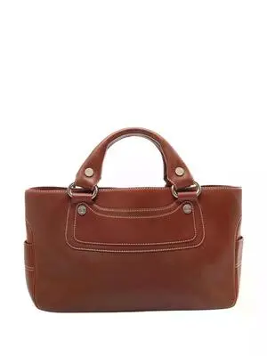 Celine 20th Century Calfskin Boogie Handbag - Brown