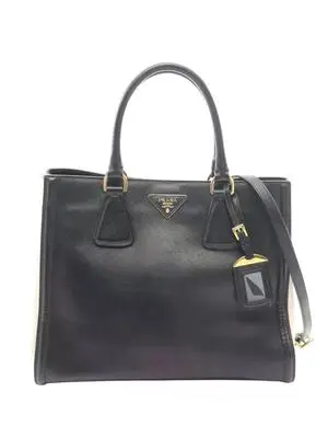 Prada 2013-2026 Saffiano Galleria Satchel - Black