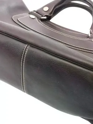 Celine Calfskin Boogie Handbag - Brown