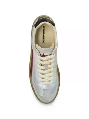 Dsquared2 Metallic-effect Leather Sneakers