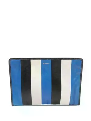 Balenciaga Lambskin Bazar Clutch Bag