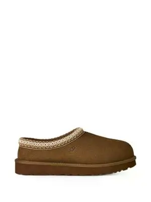 UGG Tasman Embroidered Slippers - Brown