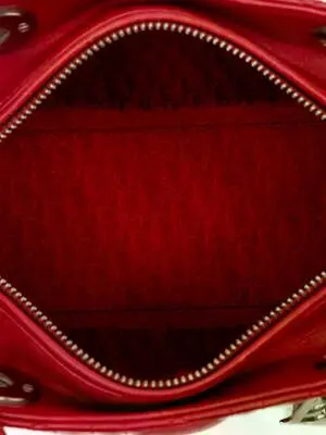 Dior 2011 Medium Lambskin Cannage Lady Satchel