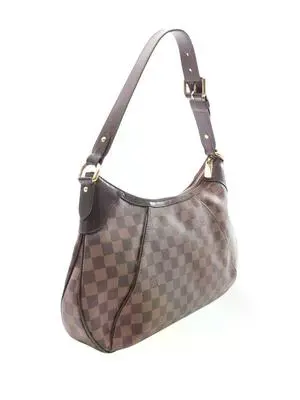 LOUIS VUITTON Damier Ebene Thames Gm Shoulder Bag - Brown