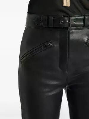 Balmain Lambskin Biker Trousers