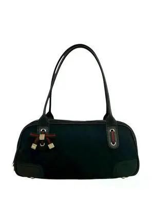Gucci 2000-2015 Gg Canvas Princy Shoulder Bag - Black