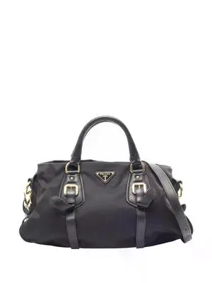 Prada 2013-2026 Tessuto Satchel - Black