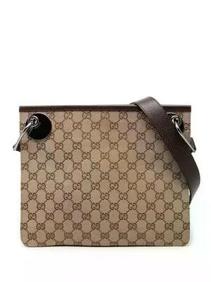 Gucci 2000-2015 Gg Canvas Eclipse Crossbody Bag - Neutrals
