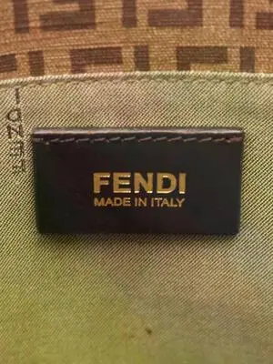 Fendi Zucchino Coated Canvas Tote Bag