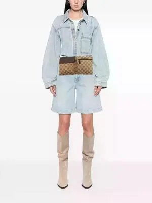 Gucci Gg Monogram Canvas Belt Bag