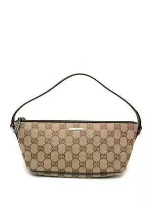 Gucci 2000-2015 Gg Canvas Boat Shoulder Bag - Neutrals