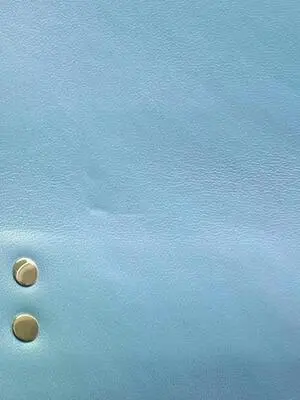 BVLGARI Leather Maxi Chain Top Handle Bag Satchel - Blue