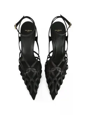 Balmain Smooth-leather Cage Sandals