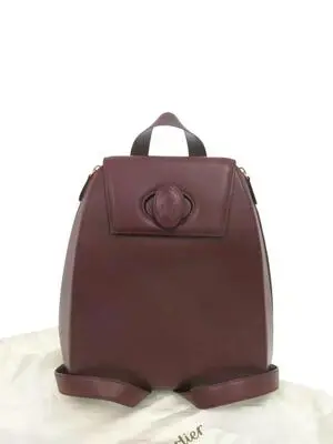 Cartier 2000-2026 Leather Must De Backpack - Red