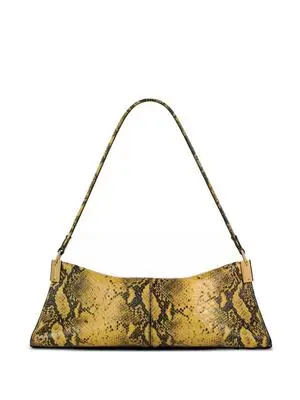 Balmain 64-83 Small Bag In Python-effect Leather