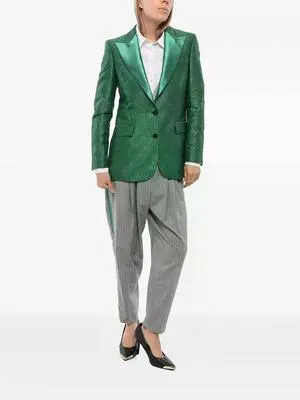 John Richmond Embroidered Peak-lapel Blazer