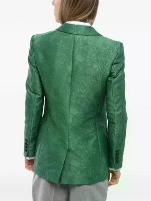 John Richmond Embroidered Peak-lapel Blazer
