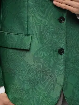 John Richmond Embroidered Peak-lapel Blazer