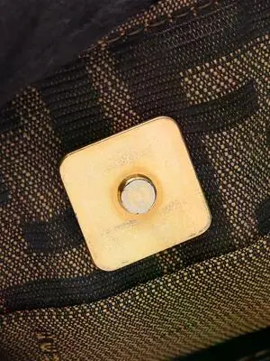 Fendi Zucca Canvas Twins Tote Bag