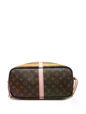 LOUIS VUITTON 2018 Monogram Summer Trunks Neverfull Mm Tote Bag - Brown