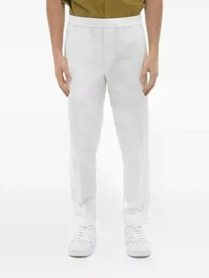 Neil Barrett Elastic-waist Slim-fit Trousers - White