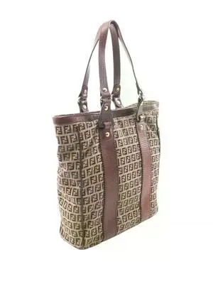 Fendi Zucchino Canvas Tote Bag