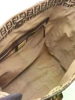 Fendi Zucchino Canvas Tote Bag