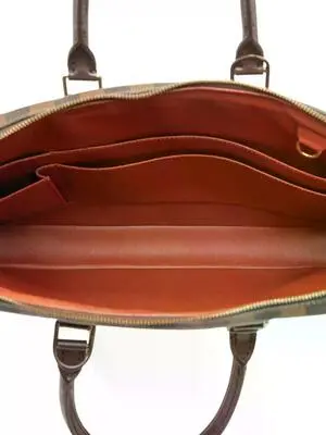 LOUIS VUITTON Damier Ebene Business Bag - Brown