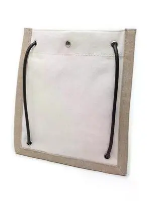Saint Laurent Canvas Universite Flat Convertible Crossbody Bag