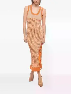 Ph5 Crochet Side-slit Maxi Dress
