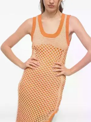 Ph5 Crochet Side-slit Maxi Dress